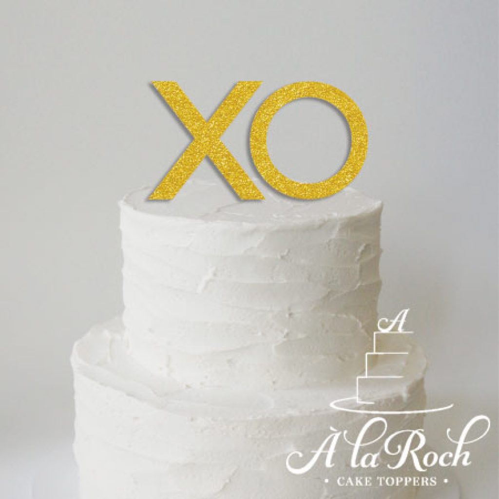 XO Cake Topper - A la Roch